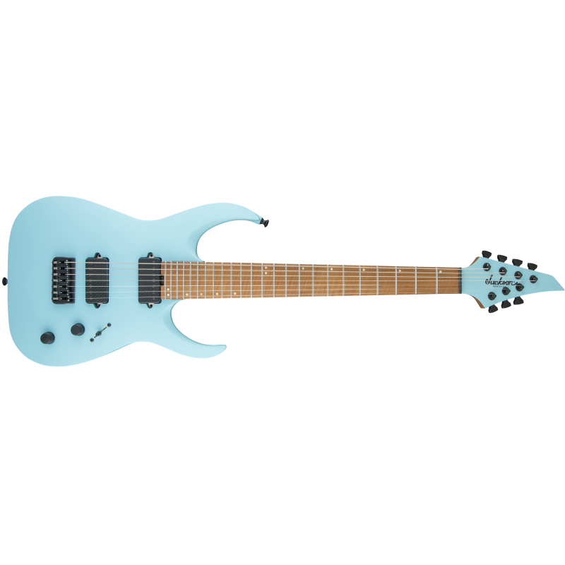 JACKSON USA SIGNATURE MISHA MANSOOR JUGGERNAUT HT7 SATIN DAPHNE BLUE ...